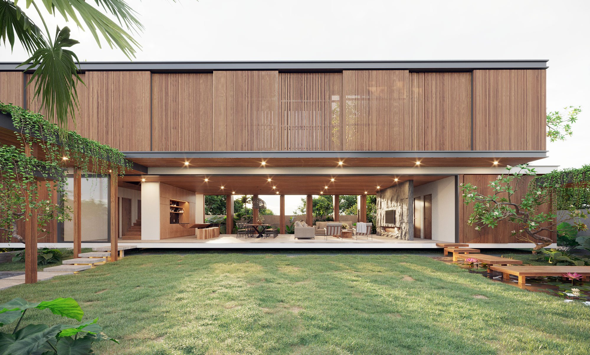 Cửa đi mở trượt lùa 6 ray độc lập - ATARASHI